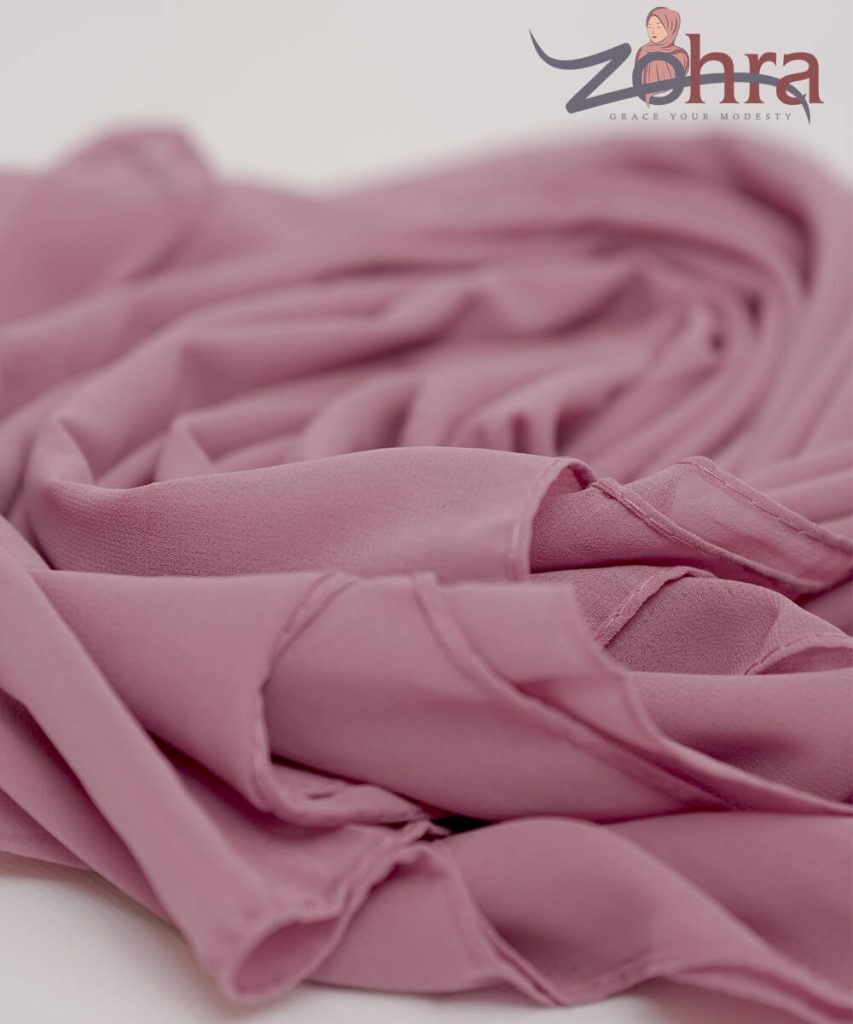 Georgette Chiffon - Brandy Rose - Zohra