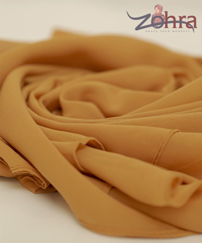 Georgette Chiffon - Windsor tan - Zohra