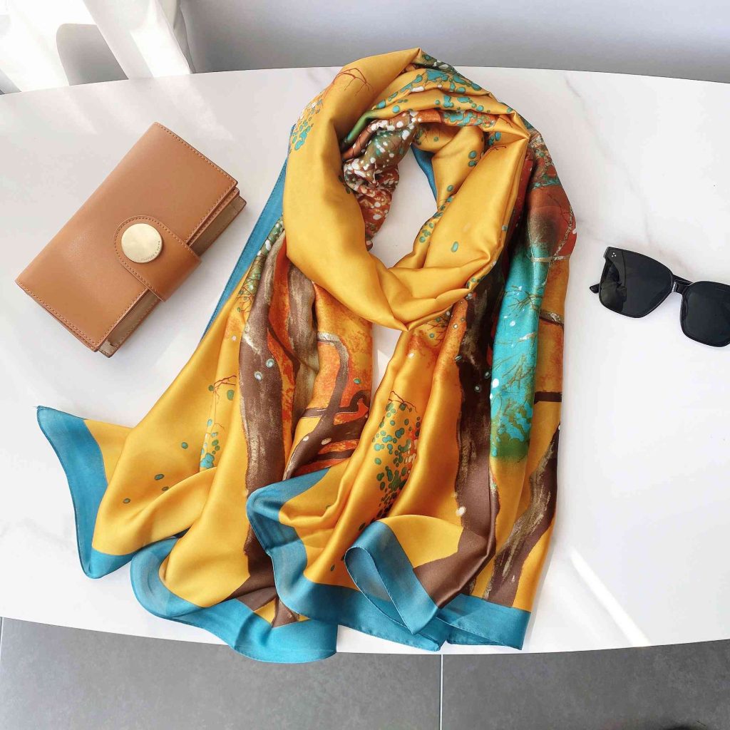 Autumn Leaves Scarf - Zohra